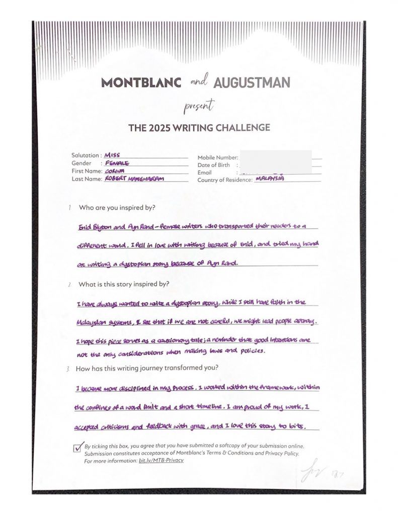 Montblanc and AUGUSTMAN Present The 2025 Writing Challenge
