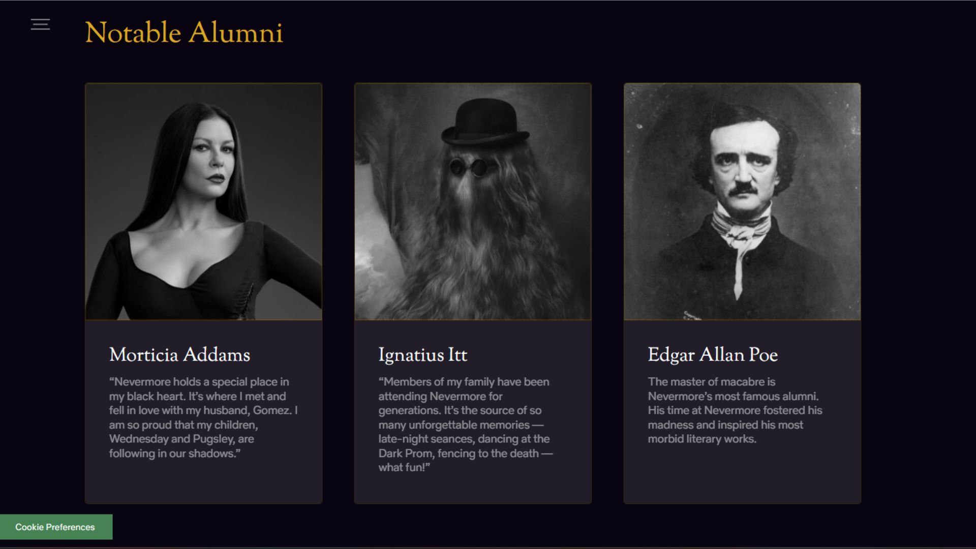 Nevermore Academy Wednesday Outcast Quiz | Augustman MY