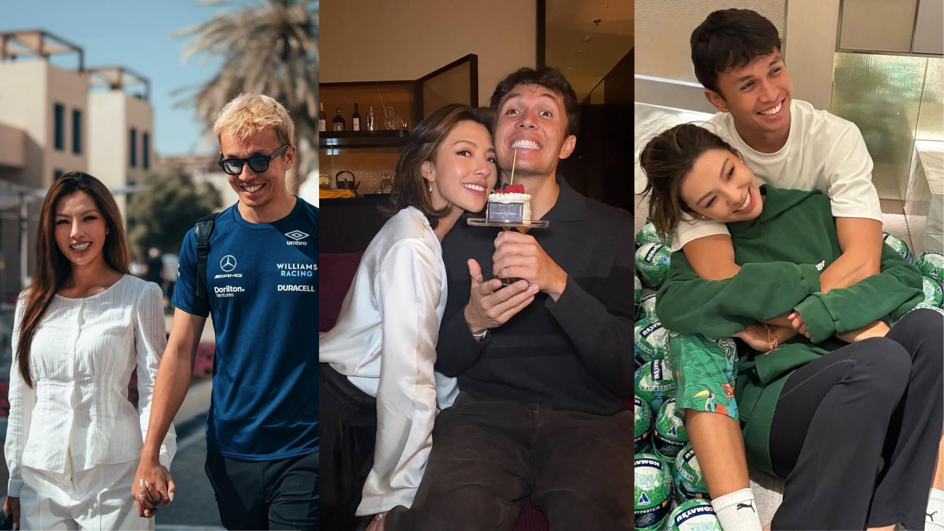 Alex Albon And Lily Muni He Relationship Timeline | Augustman MY