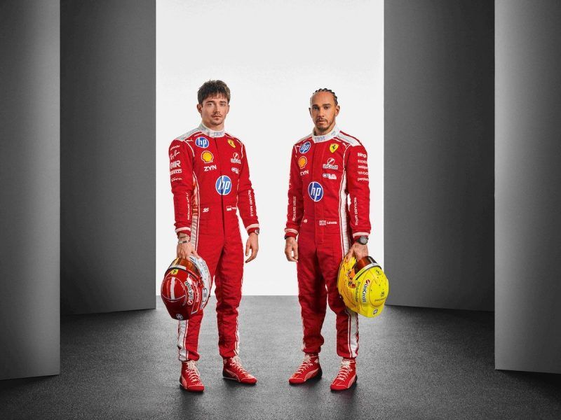 Stilvolle Formel 1 Fahrer Ferrari Bildnull