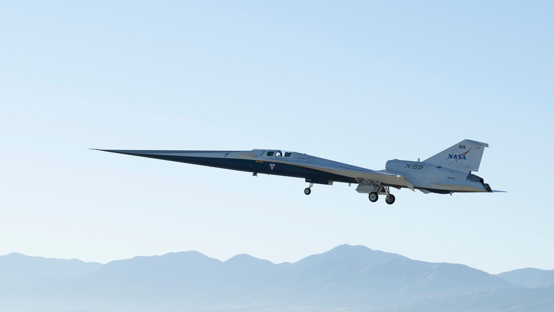 NASA X-59 Jet To Take Off For Its First Supersonic Test