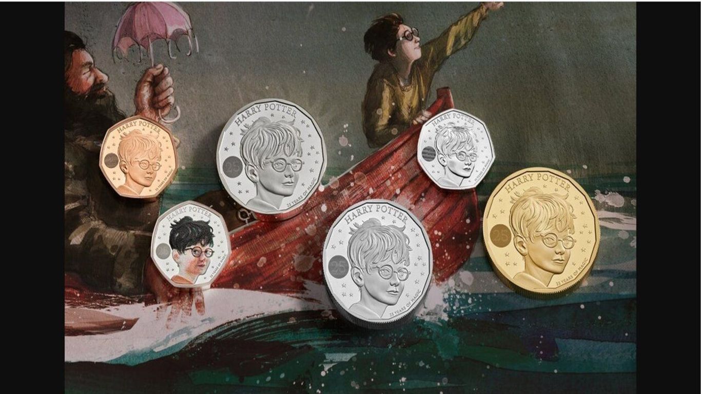 Harry Potter Coins Introduced By Royal Mint For 25th Anniversary