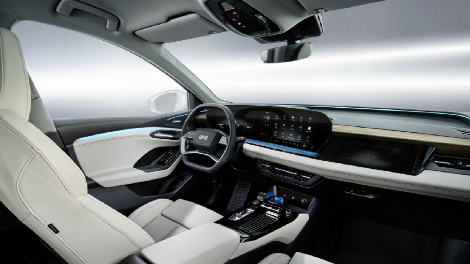 Audi Q6 E-Tron Debuts At 2023 IAA Munich With A Futuristic Cabin